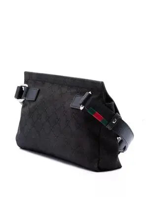 Gucci 2016-2026 Gg Canvas And Leather Web Belt Bag