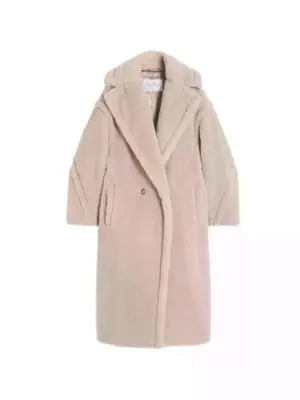 Max Mara Tedgirl Double-breasted Coat - Neutrals