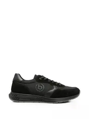 BUGATTI Logo-print Panelled Sneakers - Black