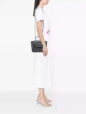 Celine 2015 Nano Grained Calfskin Belt Bag Satchel - Grey