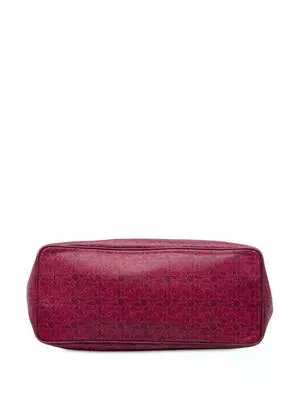 Celine 2009 Coated Canvas Le Horse Carriage Tote Bag