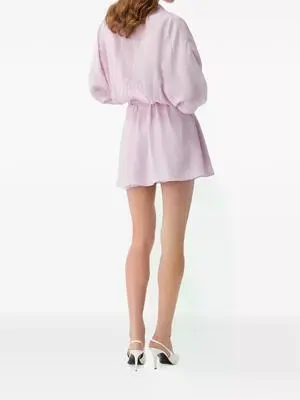 Versace Jacquard Silk Crêpe Satin Mini Dress