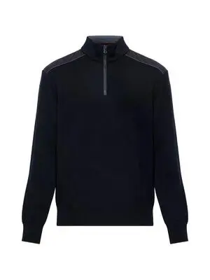 PAUL & SHARK Quarter-zip Stand-up Collar Sweater