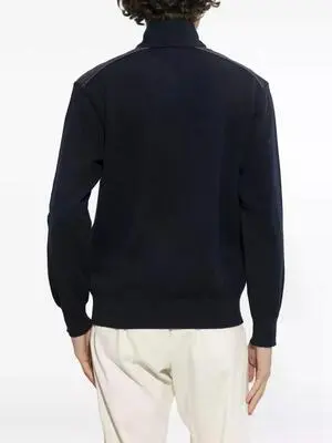 Paul & Shark Quarter-zip Stand-up Collar Sweater