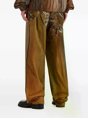 DOUBLET Embroidered Distressed Trousers