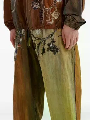 DOUBLET Embroidered Distressed Trousers