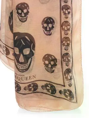 Alexander McQueen Skull Print Square Scarf