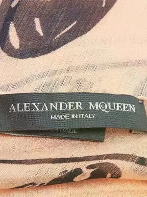 Alexander McQueen Skull Print Square Scarf