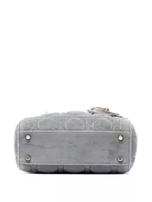 Dior Velvet Cannage Lady Satchel