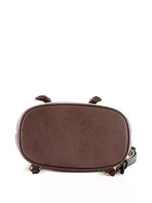 Gucci Ophidia Flap Gg Coated Canvas Mini Backpack - Brown