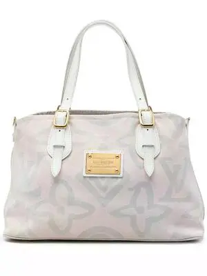 LOUIS VUITTON 2008 Monogram Tahitienne Cabas Pm Tote Bag - Pink