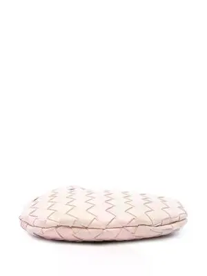 Bottega Veneta 2012-2026 Baby Lambskin Intrecciato Sardine Satchel - Pink