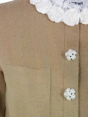 SELF-PORTRAIT Embellished Knit Cardigan