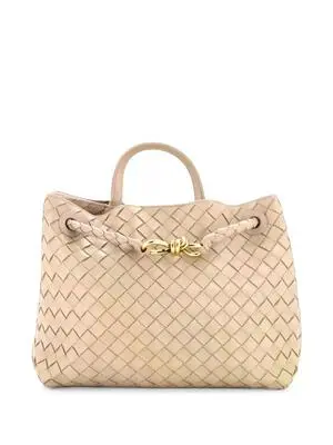 Bottega Veneta Intrecciato Nappa Satchel - Neutrals