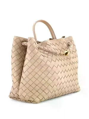 Bottega Veneta Intrecciato Nappa Satchel - Neutrals