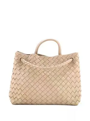 Bottega Veneta Intrecciato Nappa Satchel - Neutrals