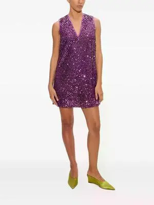 SIMONMILLER Fountain Sequin-embellished Mini Dress