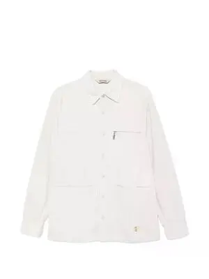 Aspesi Corduroy Zip-pocket Shirt - Neutrals