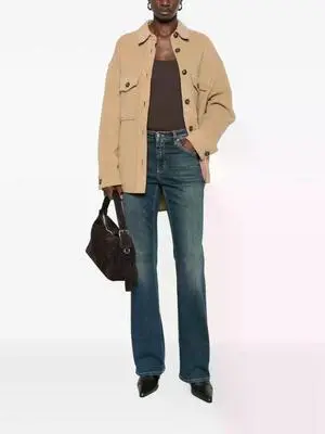 Closed Button-up Shirt Jacket