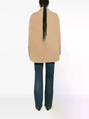 Closed Button-up Shirt Jacket