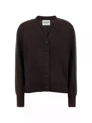 MARANT ETOILE Logo-patch V-neck Cardigan