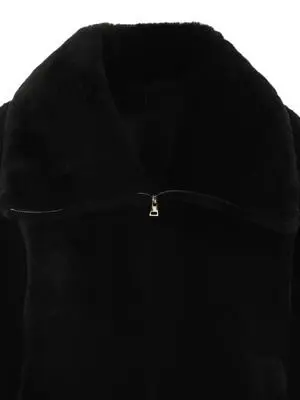 BLANCHA Zip-up Shearling Jacket