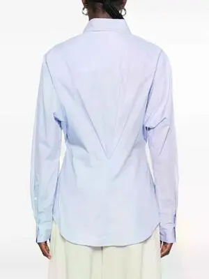 Closed Pleated-back Cotton Shirt