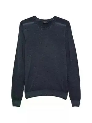 AROVESCIO Crew-neck Knit - Blue