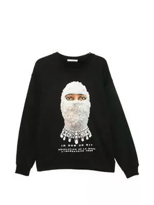 IH NOM UH NIT Mask Future Graphic-print Sweatshirt - Black