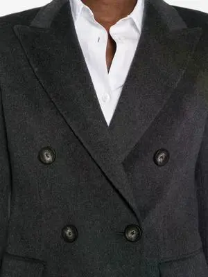 Tagliatore Double-breasted Peak-lapel Coat