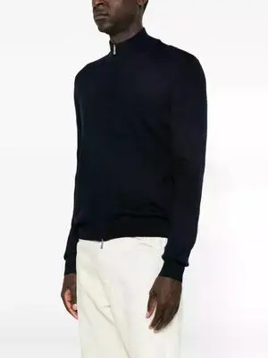GRAN SASSO Zip-up High-neck Jacket