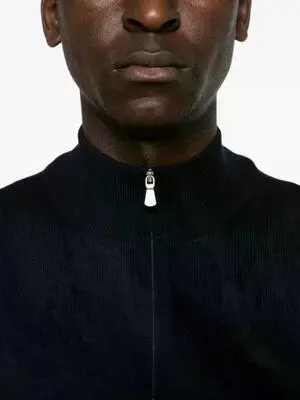 GRAN SASSO Zip-up High-neck Jacket