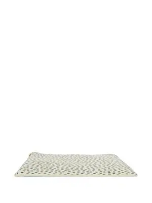 Saint Laurent Polka Dot Zipped Clutch Bag