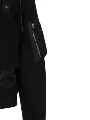 Sacai Layered-panel Hooded Jacket