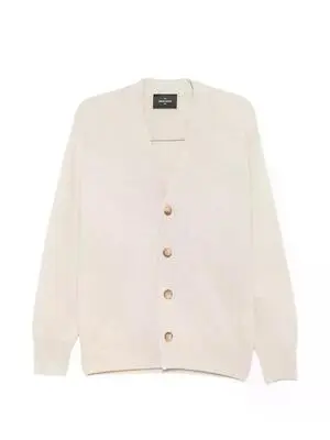 GRAN SASSO Button-up V-neck Cardigan - Neutrals