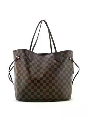 LOUIS VUITTON Neverfull Damier Mm Tote Bag - Brown