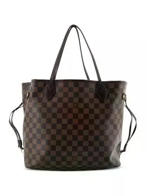 LOUIS VUITTON Neverfull Damier Mm Tote Bag - Brown