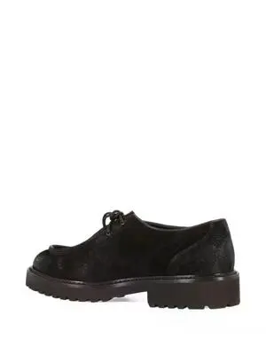 DOUCAL'S Lace-up Suede Derby Shoes