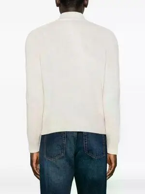 GRAN SASSO Button-up High-neck Sweater