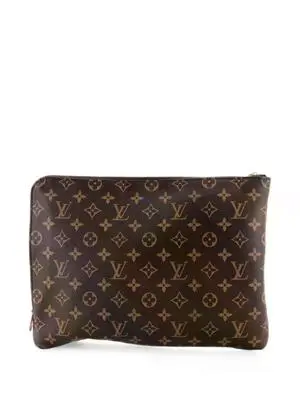 LOUIS VUITTON Monogram Canvas Etui Voyage Pouch Mm Clutch Bag