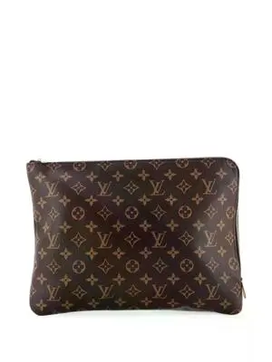 LOUIS VUITTON Monogram Canvas Etui Voyage Pouch Mm Clutch Bag