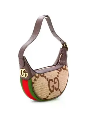 Gucci Jumbo Gg Canvas Mini Hobo Bag