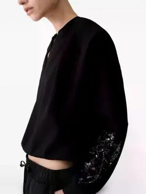 Liu Jo Sweatshirt With Jewel Embroidery