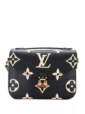 LOUIS VUITTON Bicolor Monogram Empreinte Giant Crossbody Bag - Black