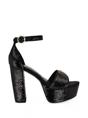 Guess Setong 6 Sequins Platform Sandals