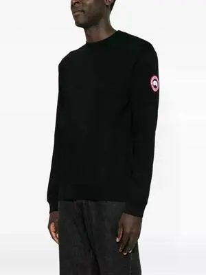 Canada Goose Logo-patch Cotton Sweater