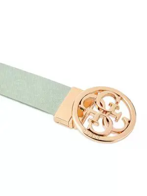 Guess Stacey 4g Logo Belt - Green