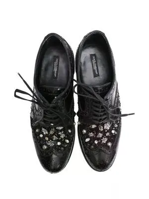 Dolce & Gabbana Studded Embellished Brogue Shoes