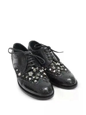 Dolce & Gabbana Studded Embellished Brogue Shoes