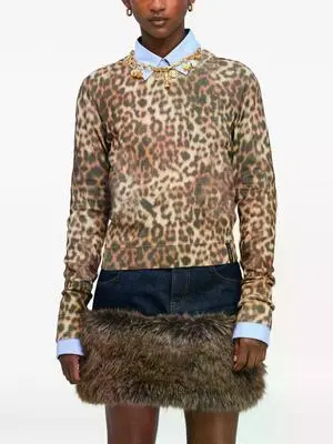 Marc Jacobs Leopard-print Sweater